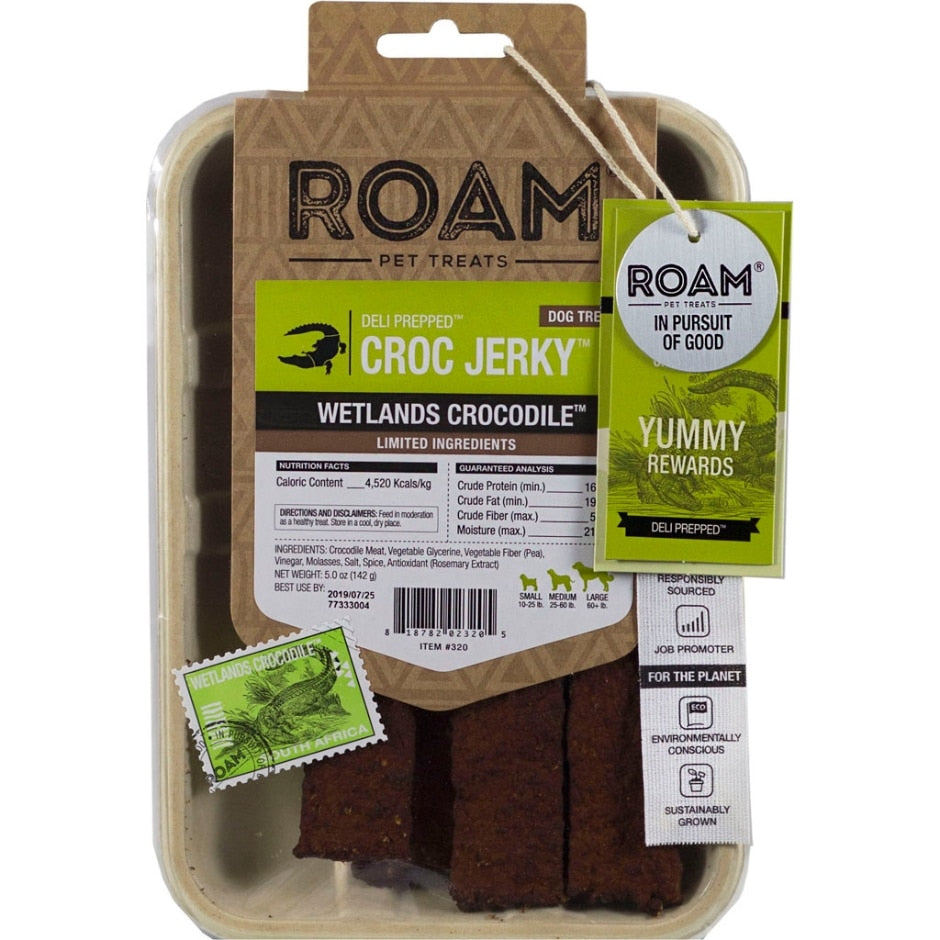 Roam Croc Jerky Wetlands Crocodile Deli Prepped - Raleigh, NC - Holly ...