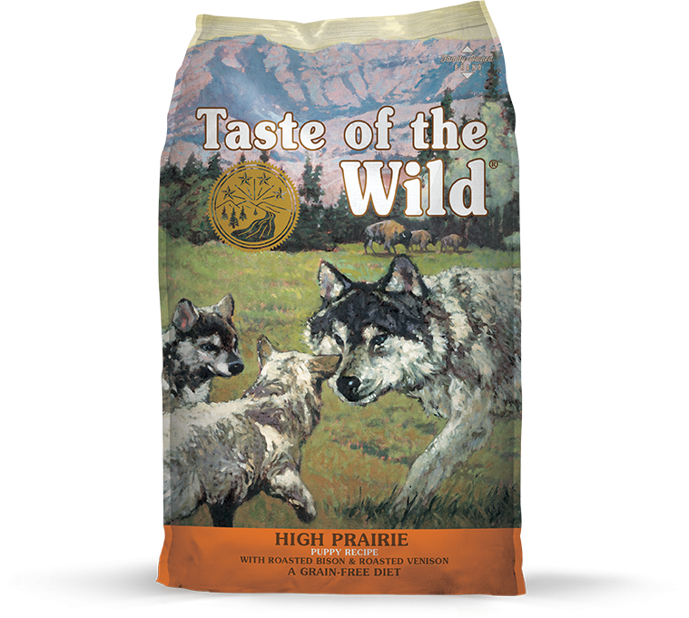 Taste Of The Wild High Prairie Roasted Bison and Venison Puppy Dry Food ...