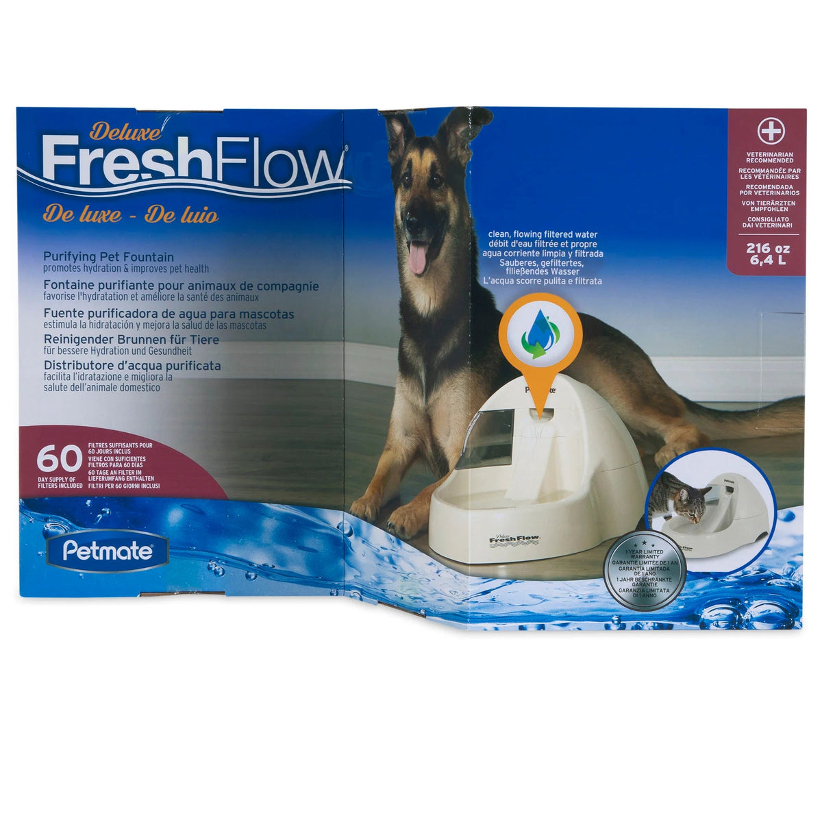 Petmate Deluxe Fresh Flow Pet Water Fountain - Raleigh, NC - Holly ...